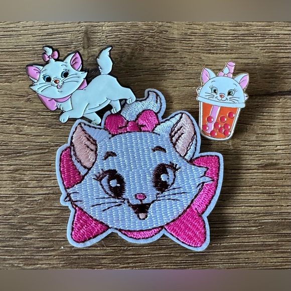 Disney | Jewelry | Disneynwt Marie The Aristocats Patch Pin Bundle ...